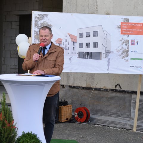 Richtfest Anbau HSS | SV Homberg (Efze)